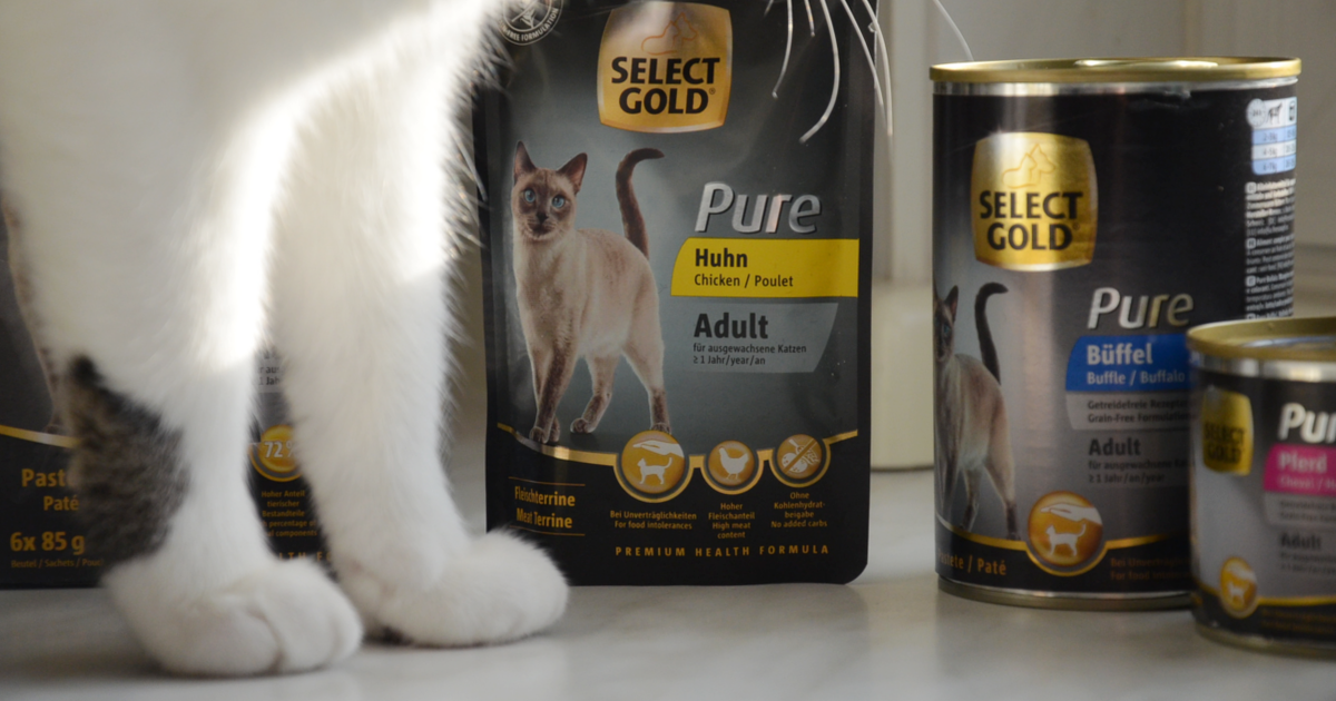Erfahrung Katzenfutter SELECT GOLD Pure | Katzenfutter Test